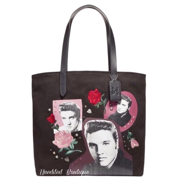 Coach | Bags | Coach Tote With Elvis Collage | Poshmark